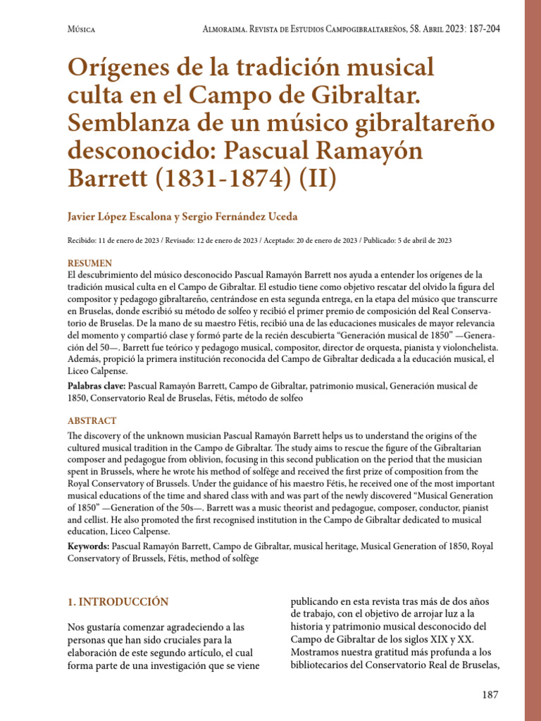 19 Tradicion Musical Culta en El Campo de G | PDF | Violonchelo ...