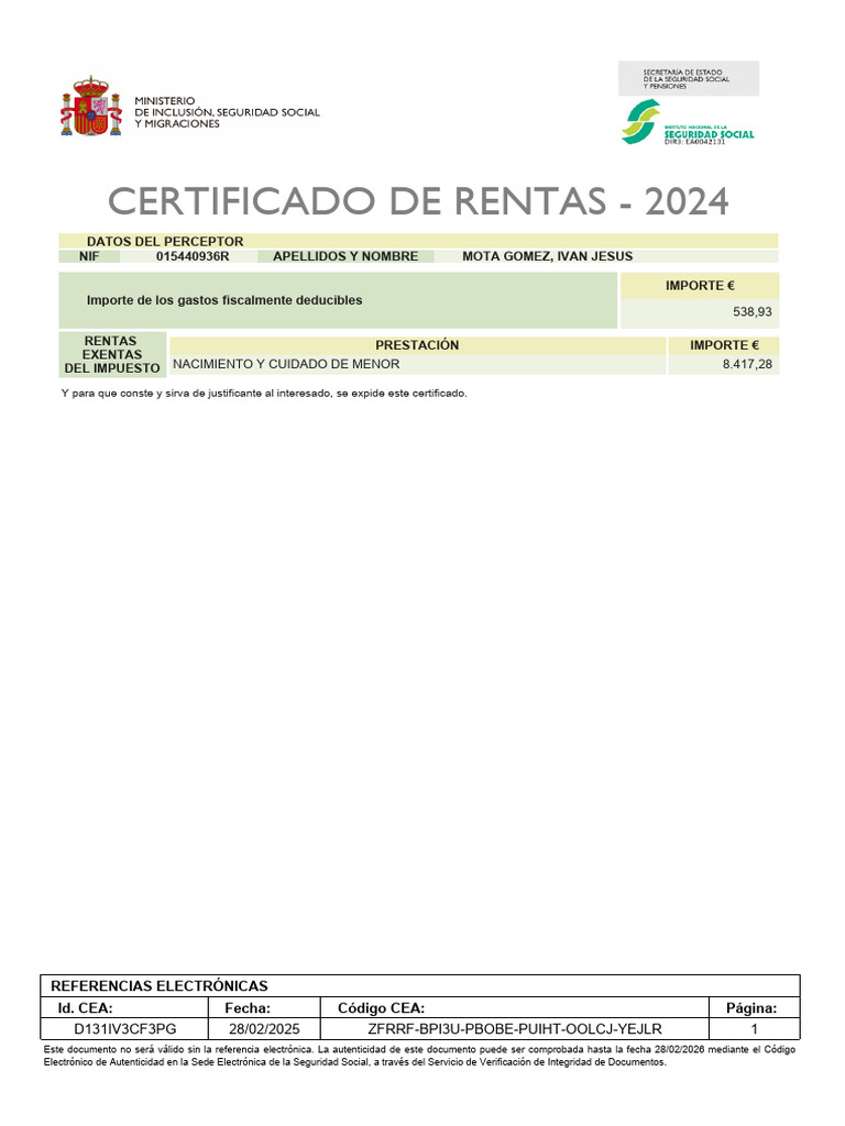 Cepe Cert 1008 | PDF | Pensión | Impuestos
