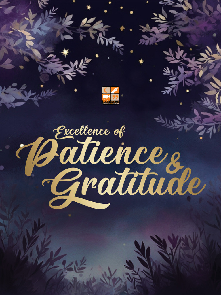 Excellence of Patience and Gratitude E Book | PDF