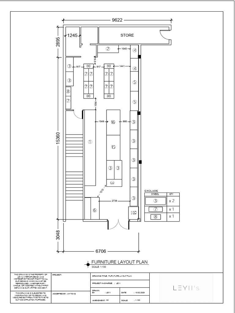 DDF-Furniture Layout Plan | PDF | Copyright Law | Freedom Of Expression Law