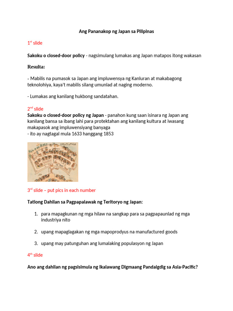 Ang Pananakop NG Japan Sa Pilipinas - PPT | PDF