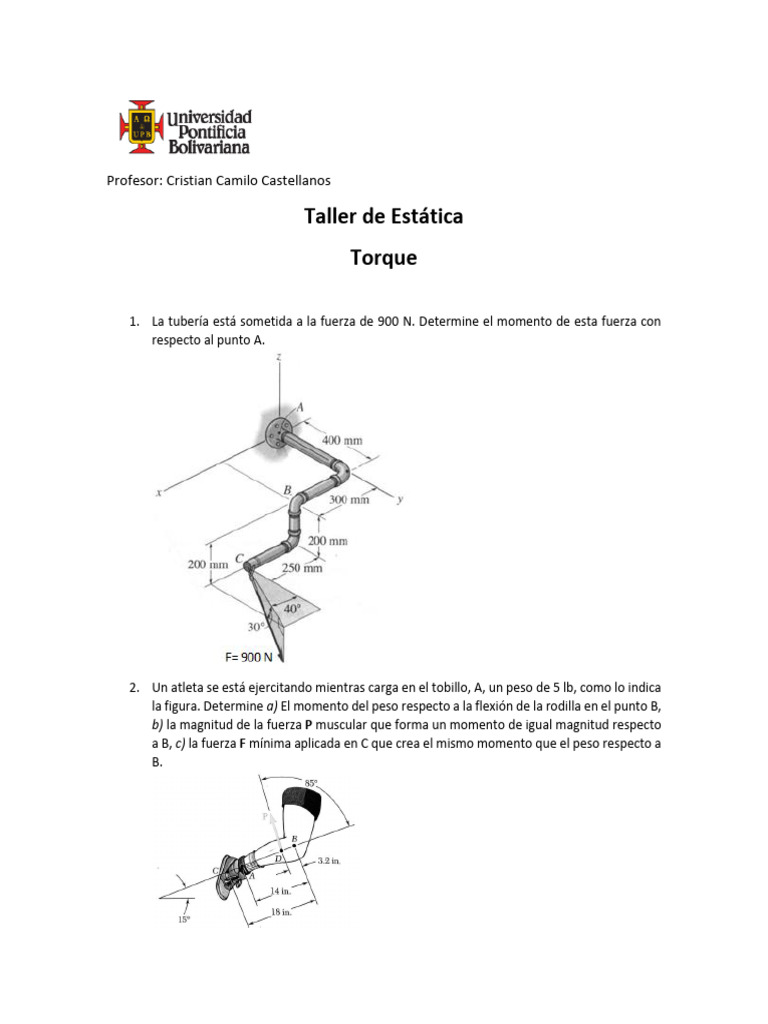 taller-torque-estatica | PDF