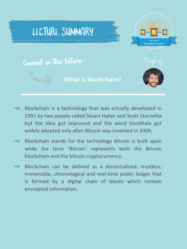 Understanding Blockchain and Bitcoin Basics | PDF | Bitcoin ...