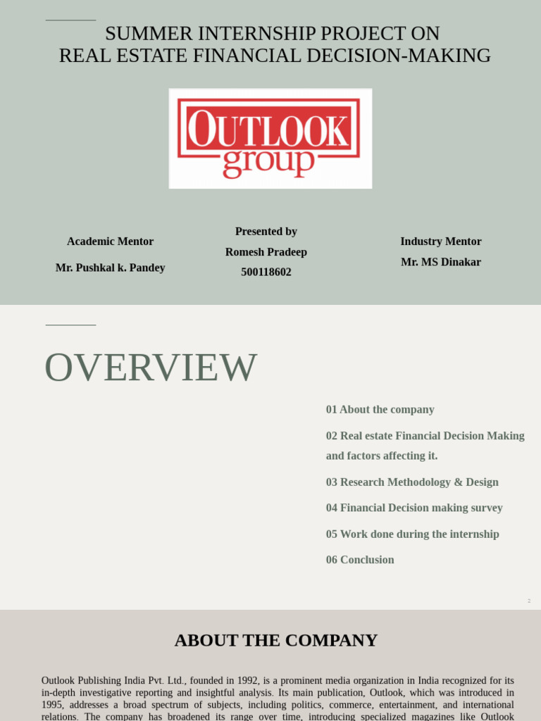 Real Estate Financial Decision-Making Insights | PDF | Investing | Taxes