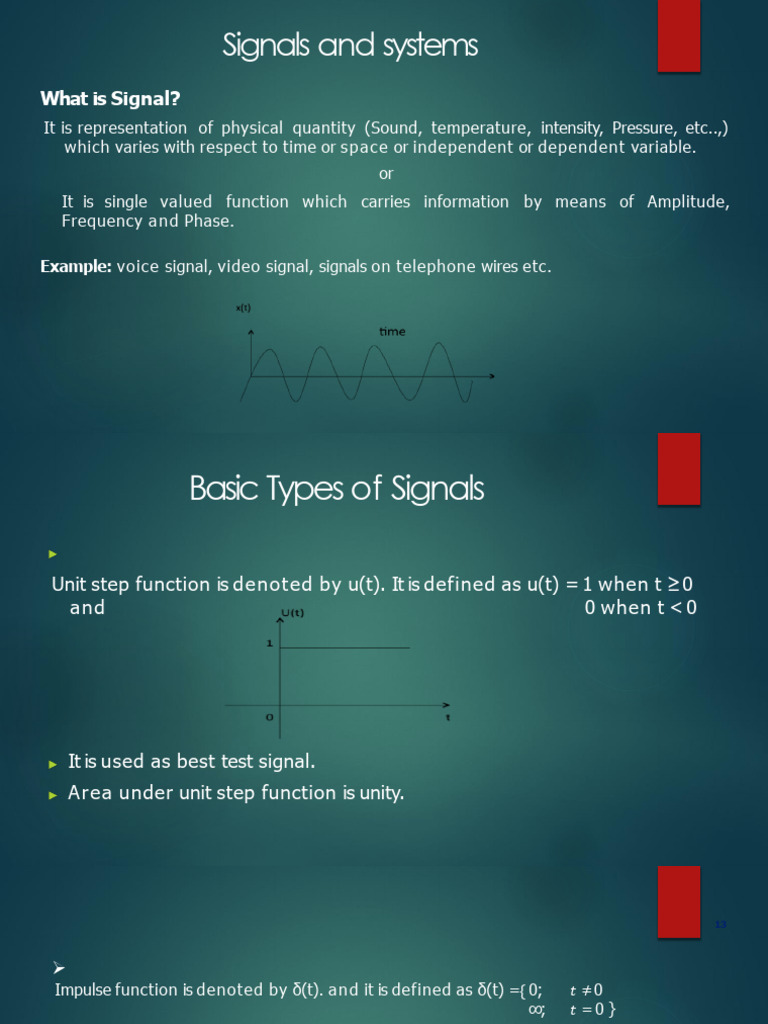 Review of Signal and System PDF | PDF | Discrete Time And Continuous ...