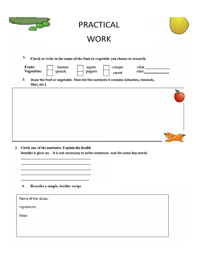 Practical Work Pdf