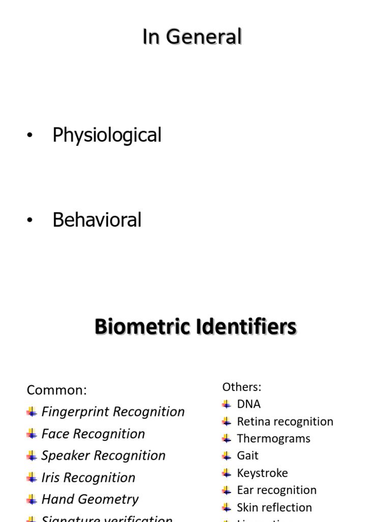 Sarvesh - Types of Biometrics | PDF | Fingerprint | Biometrics