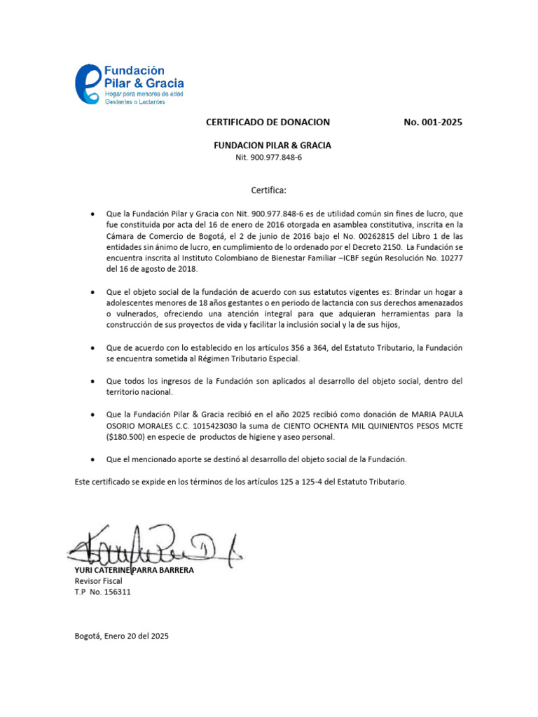 CERTIFICADO MARIA PAULA OSORIO MORALES | PDF