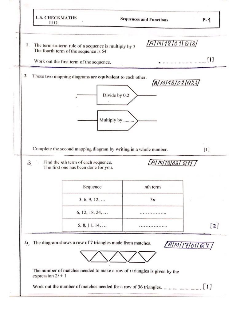 Extracted Pages From - Classified - 1112 - Function and Sequences | PDF