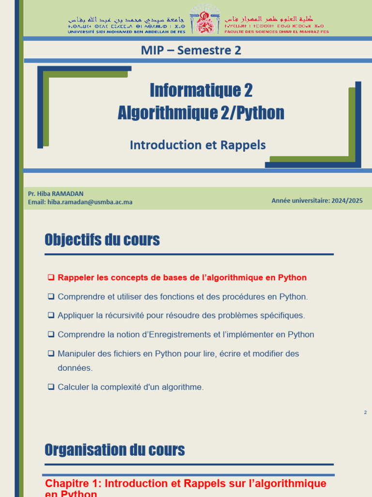 Algorithmes Python : Concepts et Pratiques | PDF | Variable ...