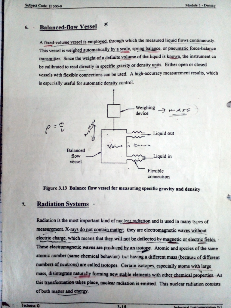 Measuring Liquid Density with Balanced Flow Vessel | PDF | Nature ...