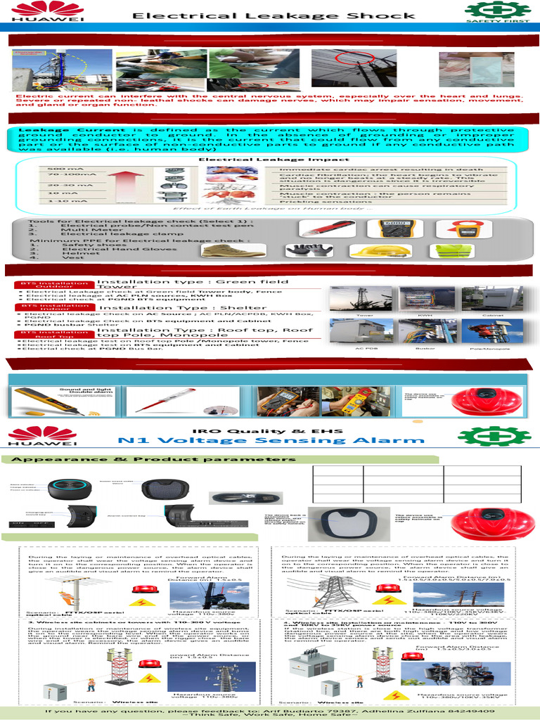 Electrical Leakage Shock Propaganda 2023 | PDF | Electricity ...