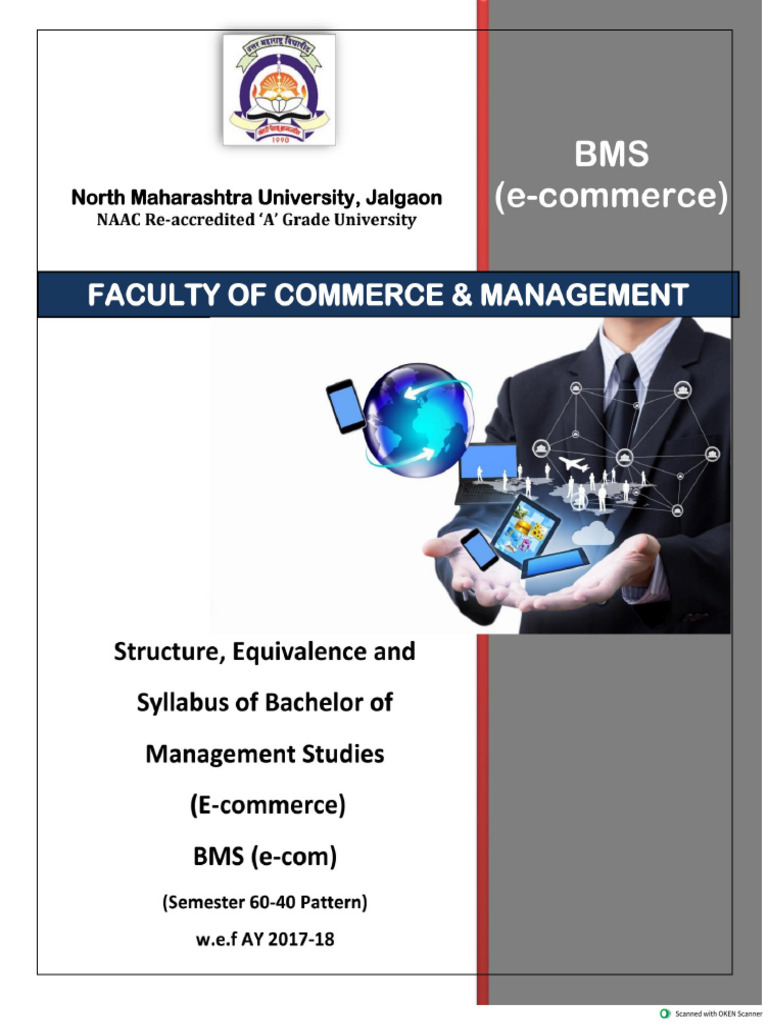2017-18 BMS (E-Commerce) Structure, Equivalence and Syllabus | PDF