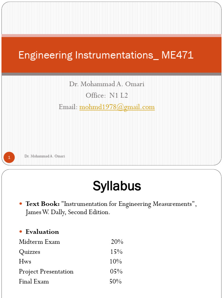 Chapter 1 | PDF | Sensor | Calibration