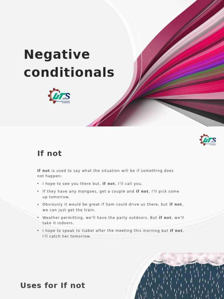 Negative conditionals | PDF