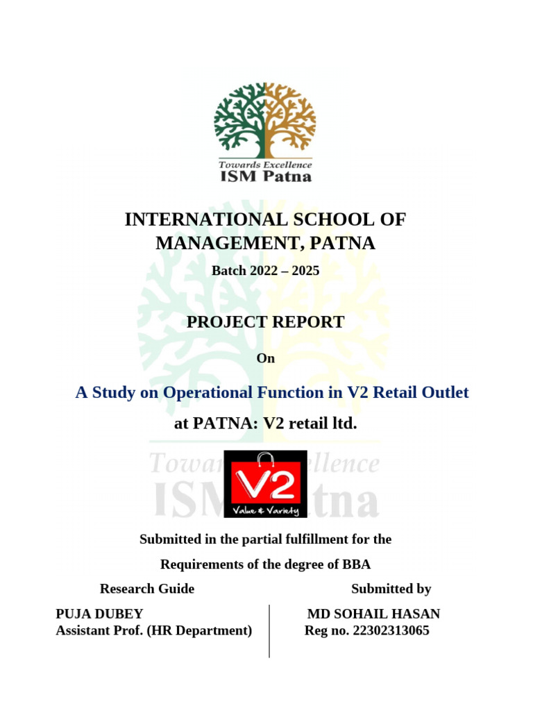 Sohail Internship Report | PDF | Retail | Marketing