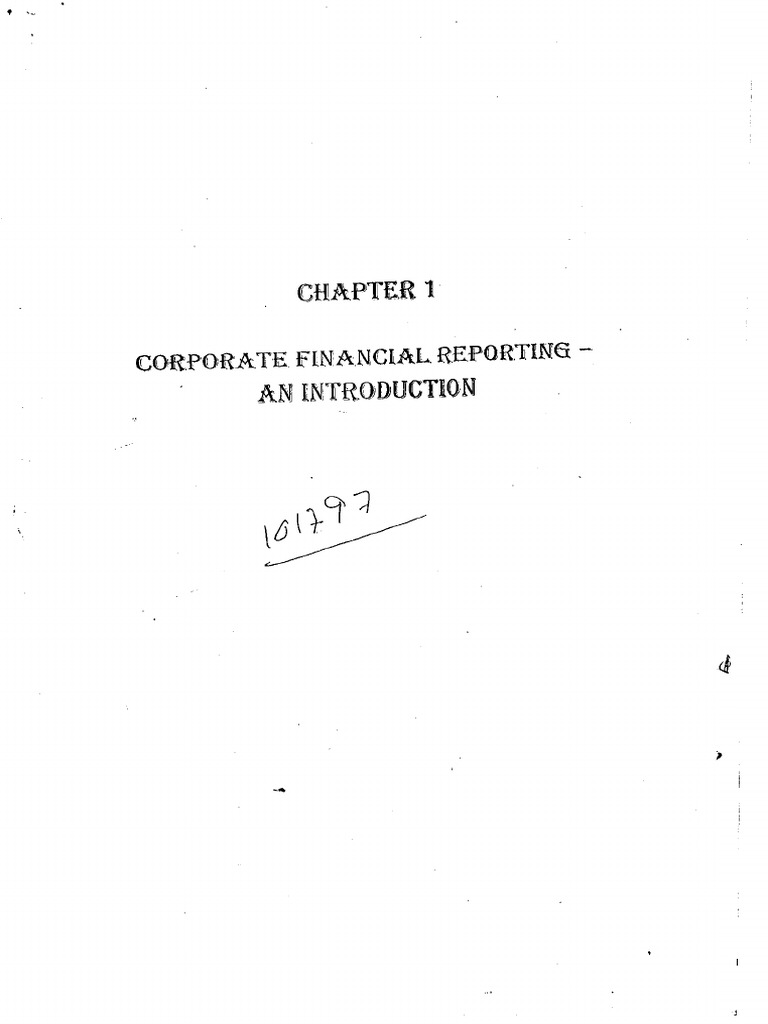 Corporate Financial Reporting | PDF