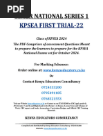 Eng Kpsea Past Papers (2022 & 2023) | PDF | Business