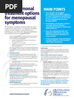 AMS Menopause Symptom Score Sheet | PDF