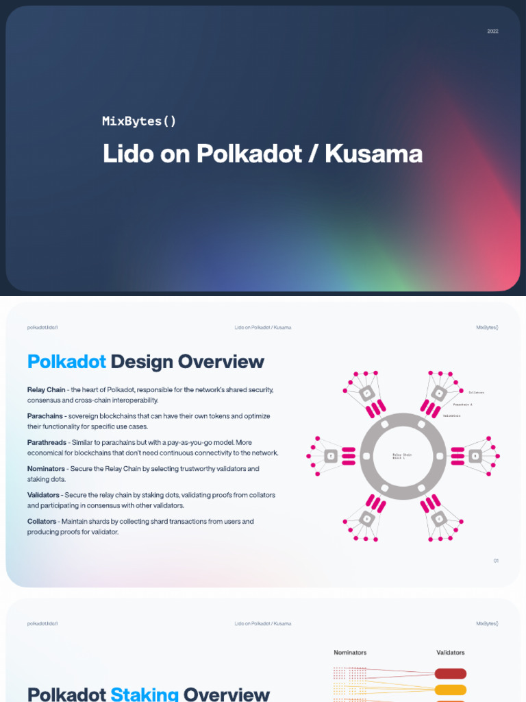 Lido On Polkadot. Presentation Slides | PDF | Computing | Computer Science