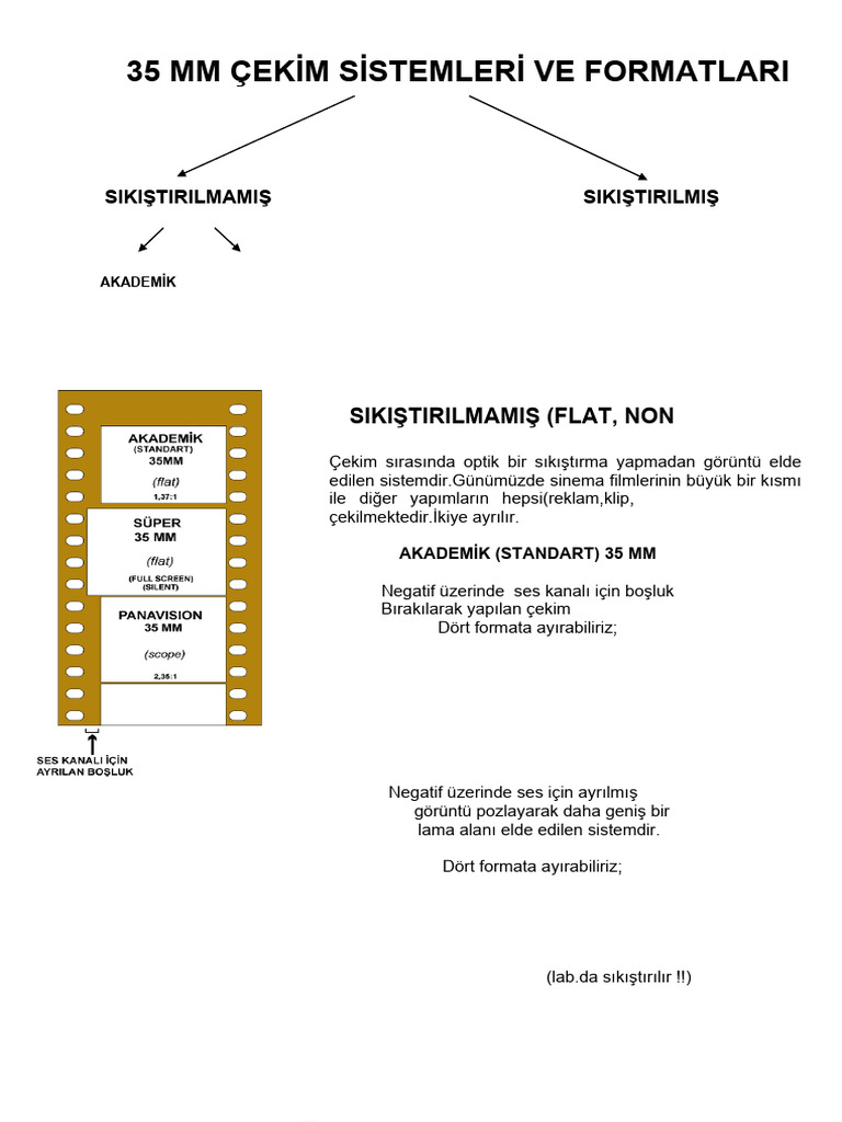35 MM Çekim Sistemleri Ve Formatları | PDF