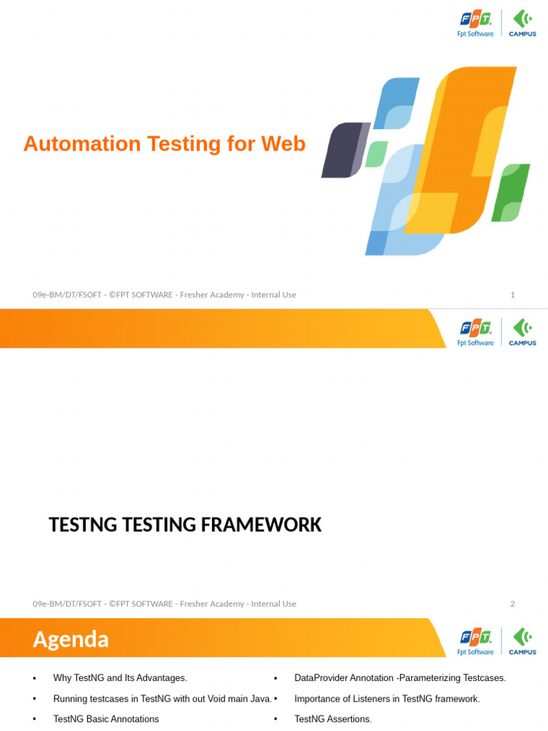 TestNG Testing Framework | PDF | Software Testing | Unit Testing