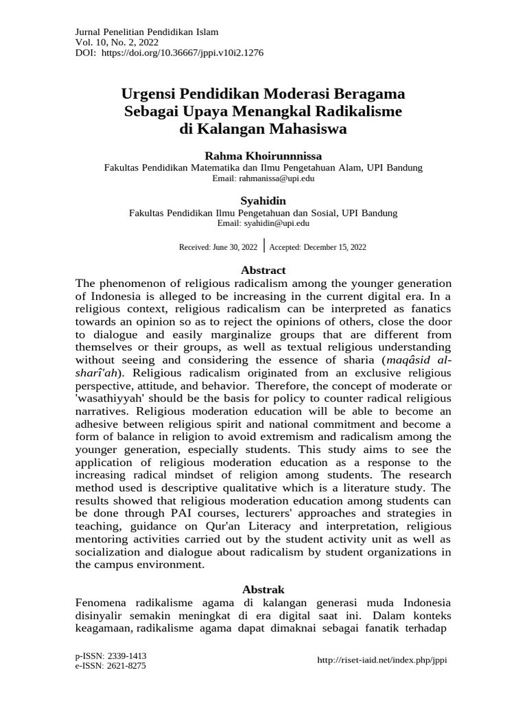 Contoh Artikel | PDF