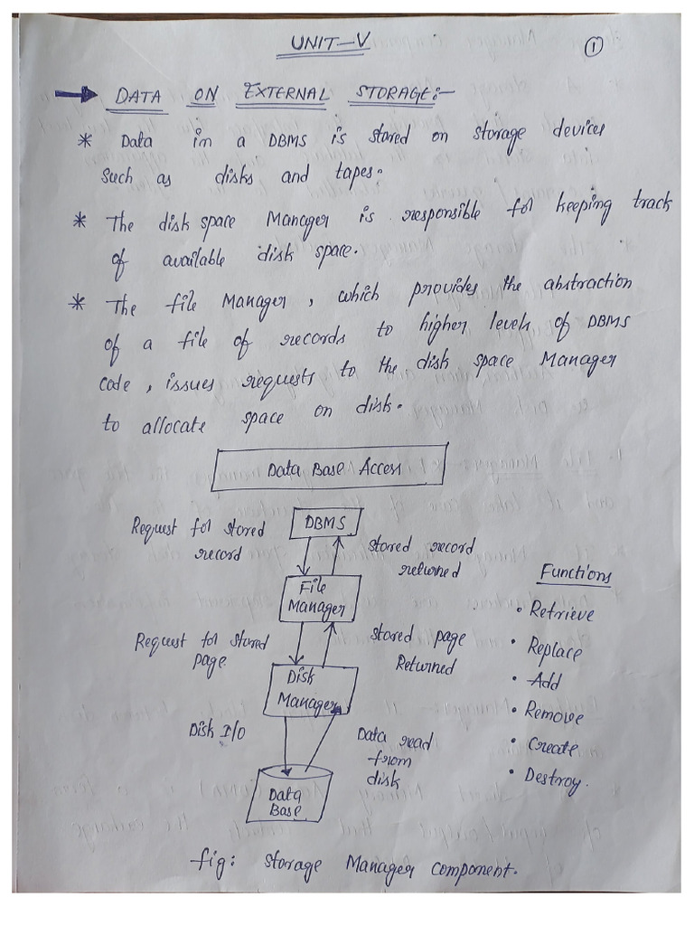 Dbms Unit 5(Cse)Part 1 | PDF