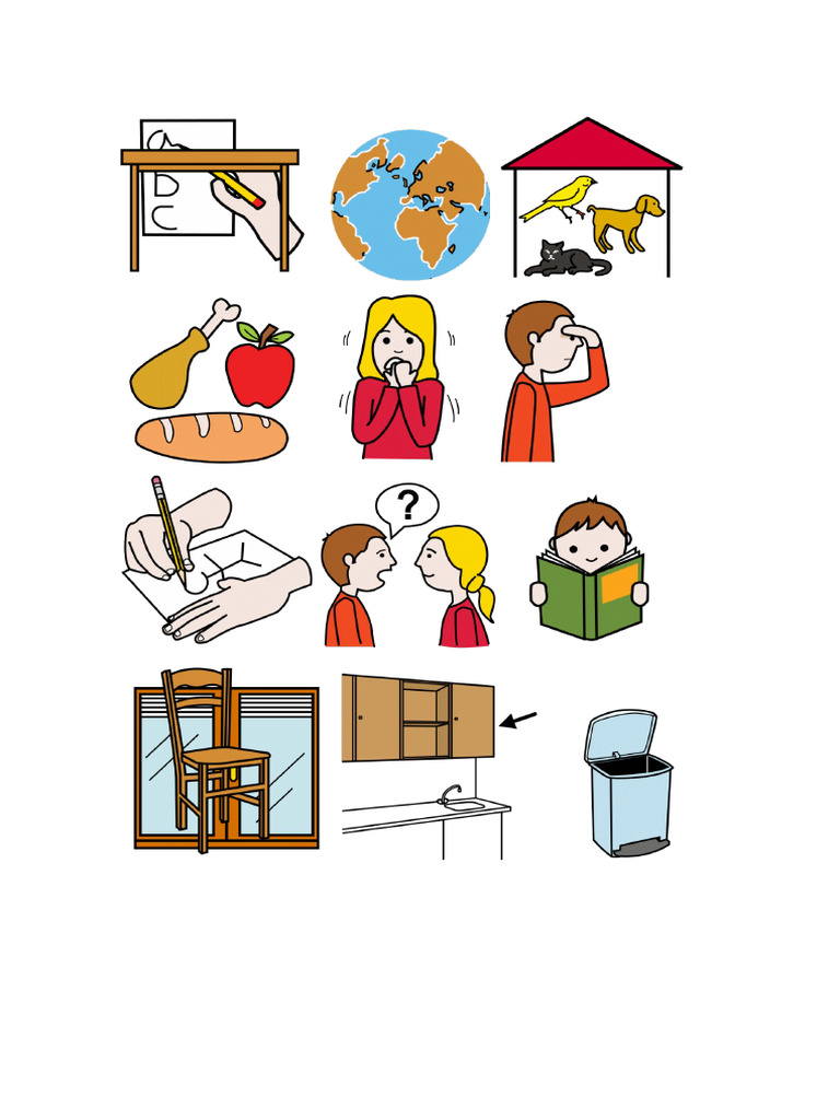 Pictogramas A Imprimir A Color | PDF