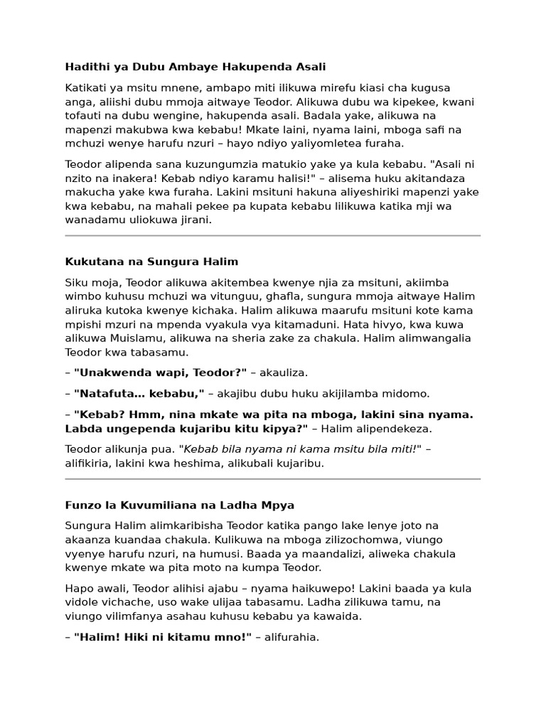 Suahili | PDF