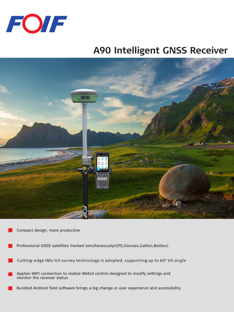 A90-Intelligent-GNSS-Receiver_2023-08 | PDF | Telecommunications | Wireless
