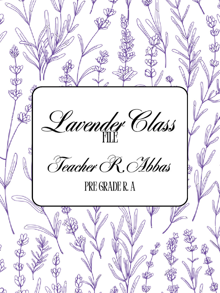 Lavender Class | PDF
