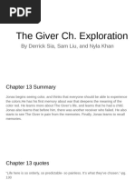 The Role of Color and Emotion in The Giver | PDF