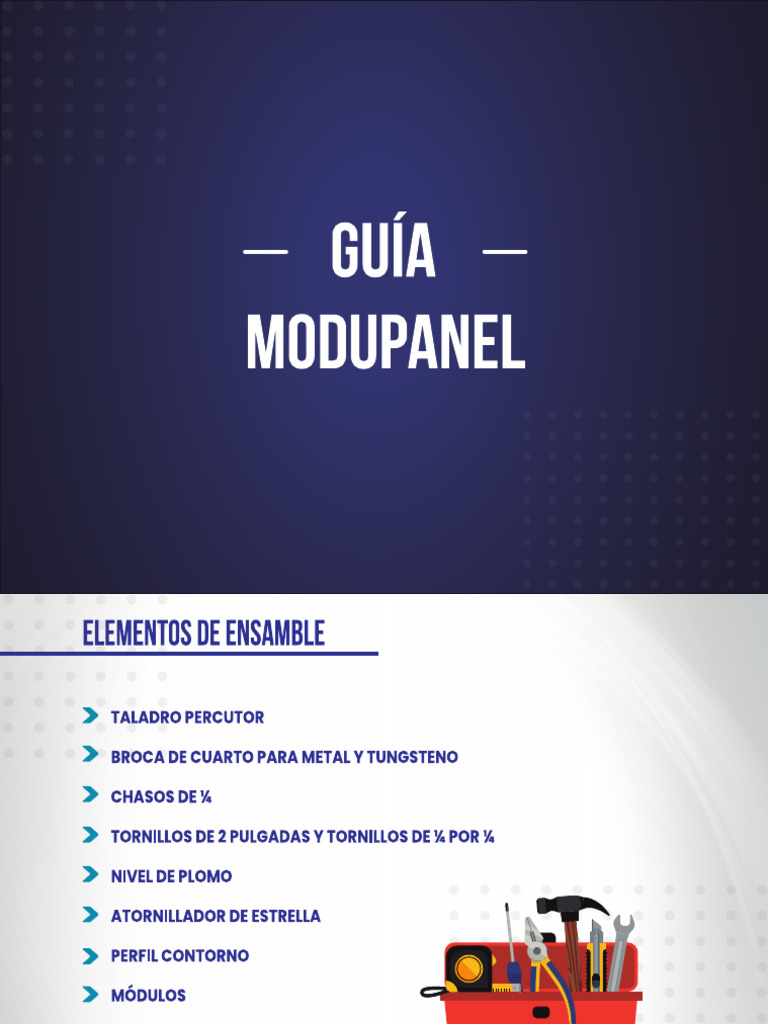 Cartilla Modupanel | PDF