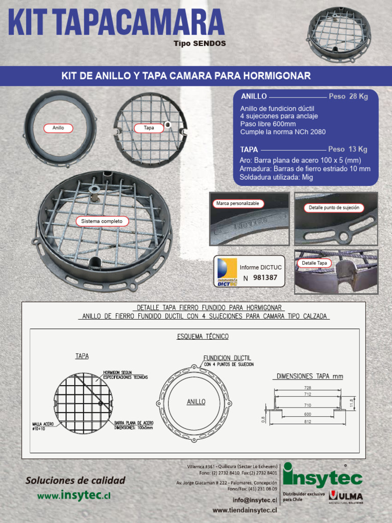 Kit Tapacamara Insytec | PDF