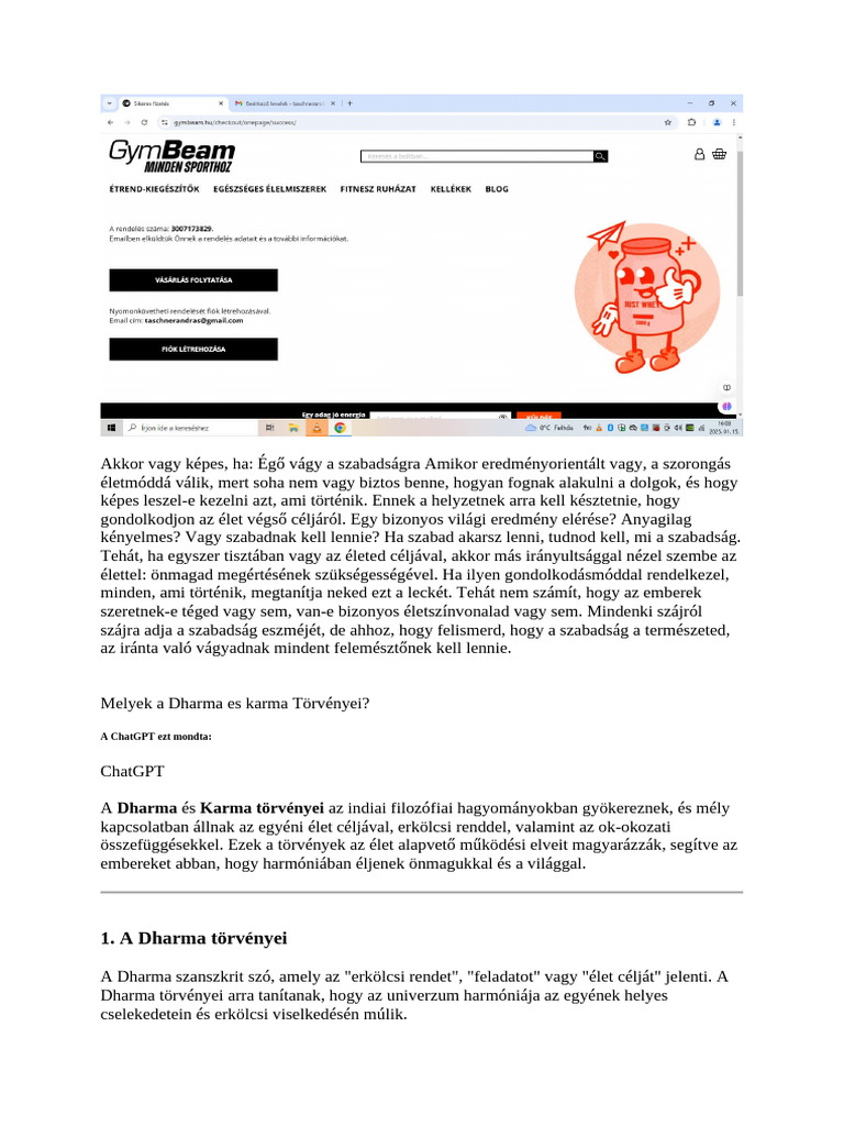 Dharma Karma És Karma Jóga | PDF