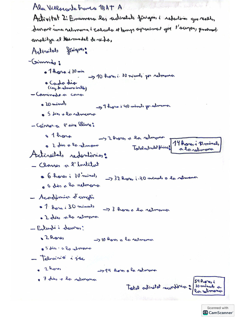 Activitat 2 Tema 4 Model de Vida Alex Vi | PDF