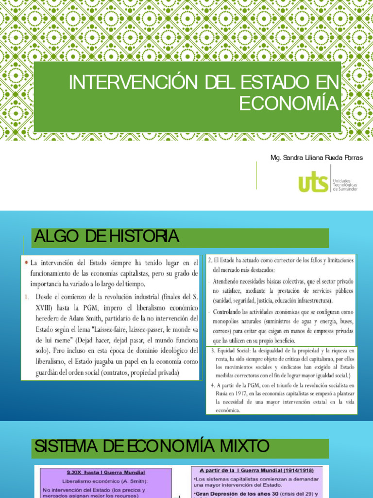 Guia 3-3 Intervención Del Estado en Economía | PDF | Política económica ...