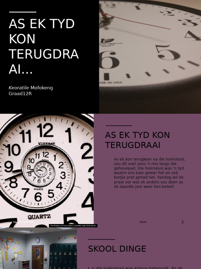As Ek Tyd KON Terugdra AI... : Keoratile | PDF