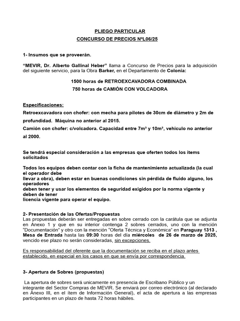 CP L0625 Máquinas - Barker 2025 | PDF | Factura | Oferta (economía)