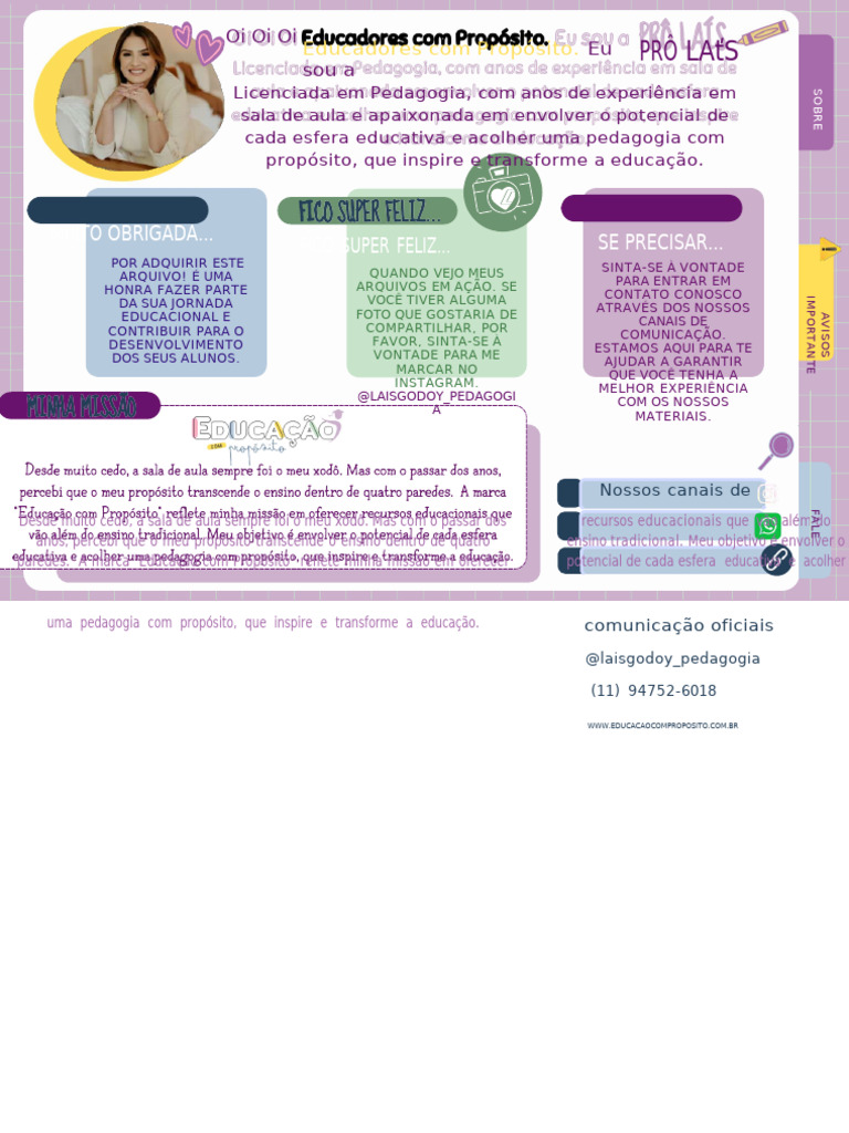 Plaquinhas Material Complementar | PDF | Pedagogia | Internet