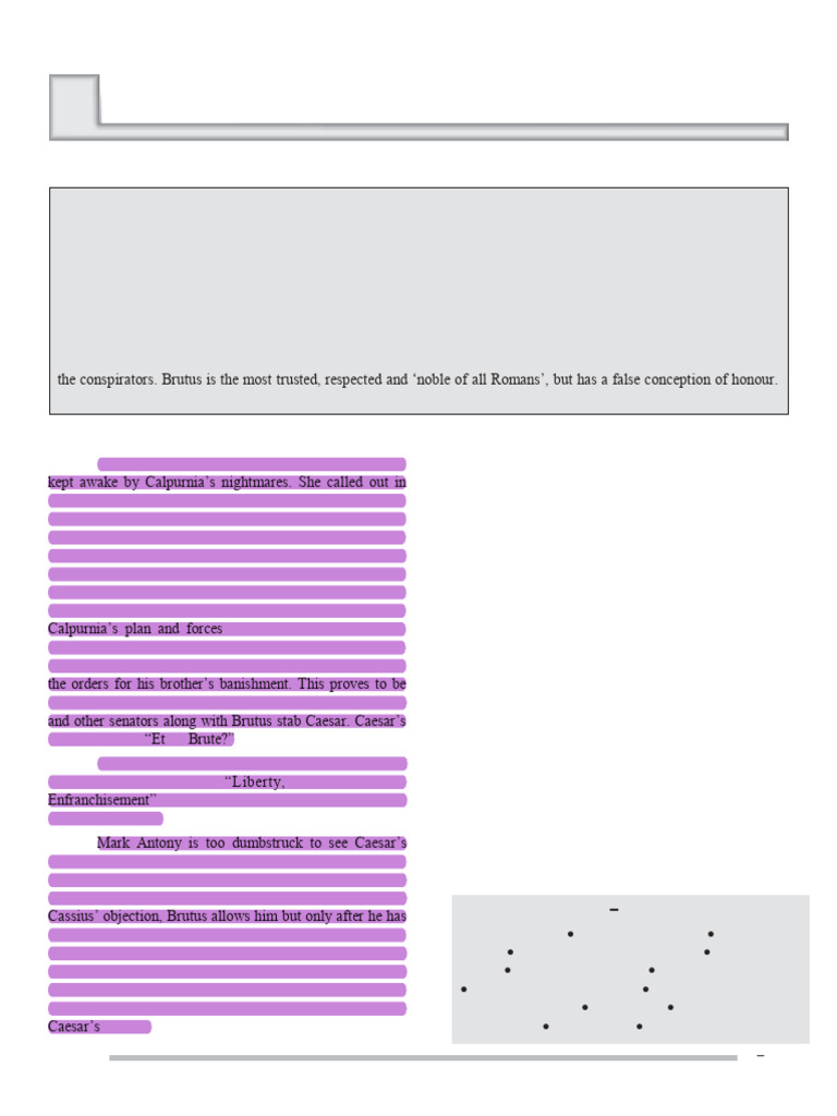 Julius Caesar: Summary and Analysis | PDF | Mark Antony | Julius Caesar
