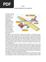 Tailplane and Fin in Aircraft | PDF