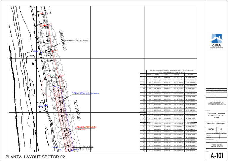 PLANO LAYOUT SECTORES DPW - S3 - Rev03-Presentación2 | PDF