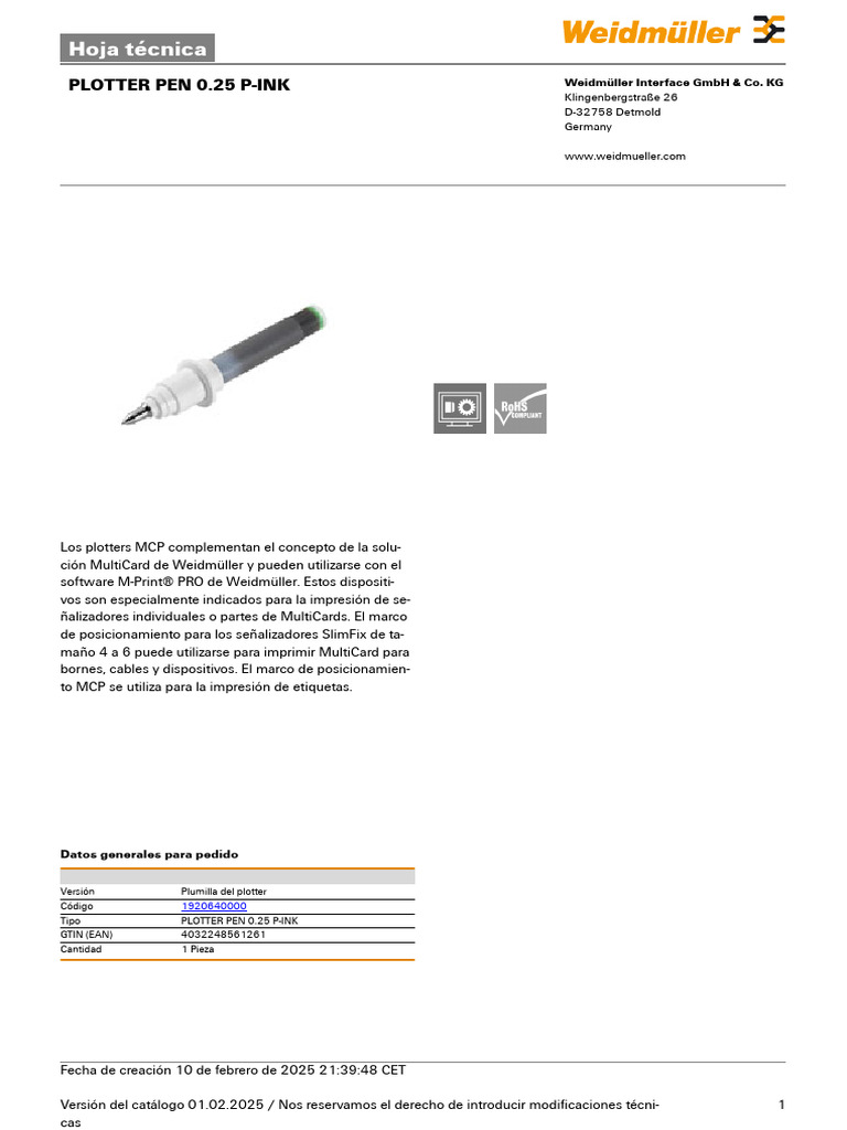 PLOTTER PEN 0.25 P-INK Es | PDF | Software | Informática