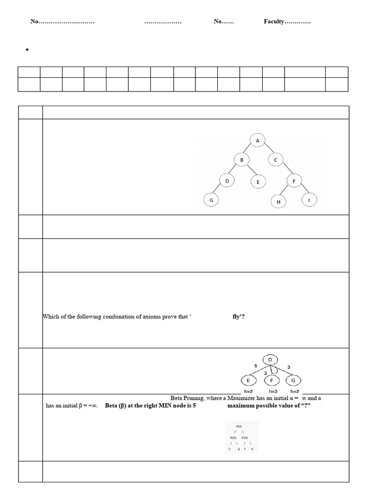 AI Exam: DFS, UCS, and Heuristics | PDF | Mathematical Optimization ...