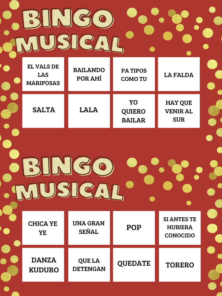 Bingo Musical | PDF
