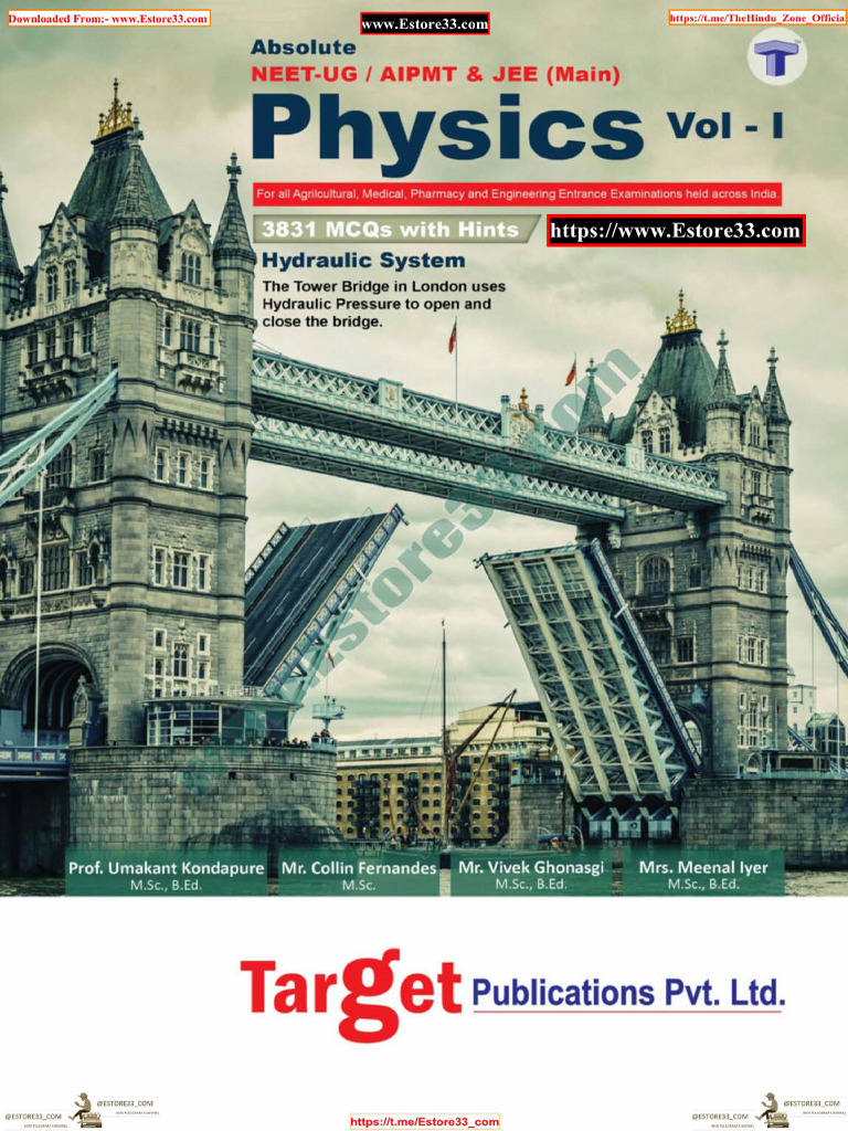 Target Physics Vol I - Neet Jee | PDF