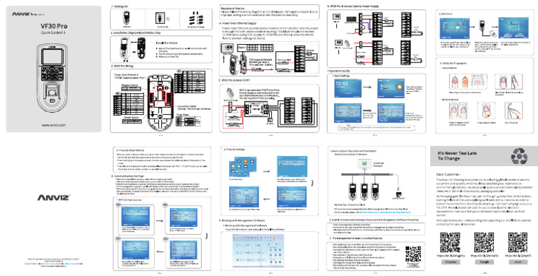 VF30 Pro Series Quick Guide - V1.1 - EN | PDF