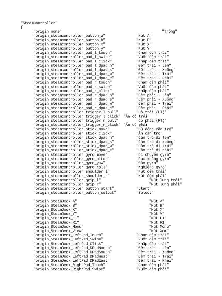 Steam Controller Vietnamese | PDF